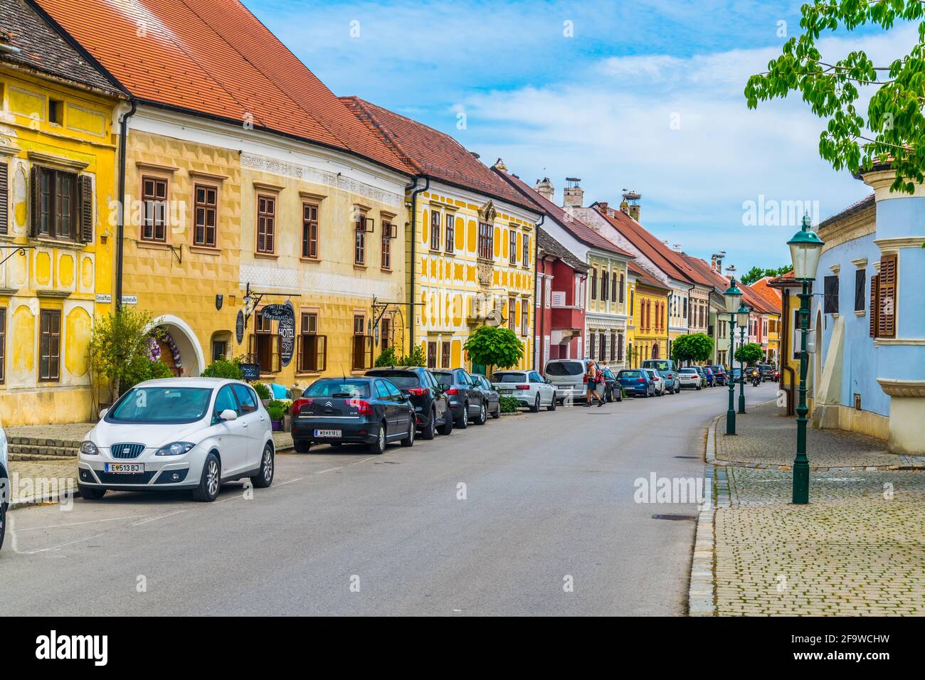 RUST, AUSTRIA, JUNE 18, 2016: View of the Austrian city Rust famous for ...