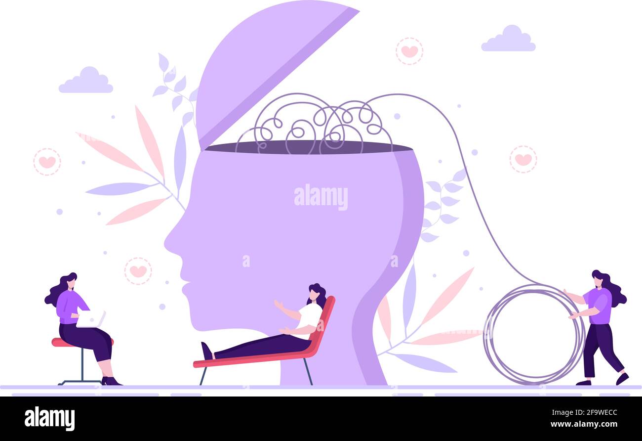 Mental Health Due To Psychology, Depression, Loneliness, Illness, Brain ...