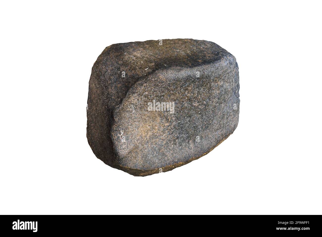 rock isolated on white background Stock Photo - Alamy