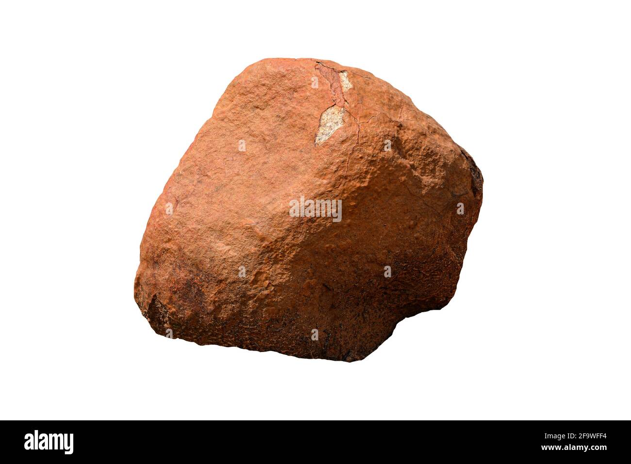 rock isolated on white background Stock Photo - Alamy