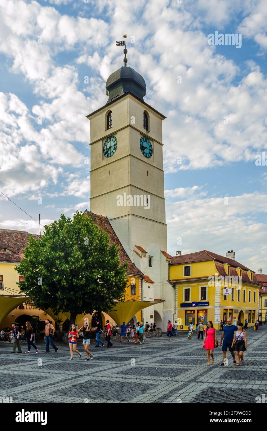Tourist visiting sibiu romania hi-res stock photography and images - Alamy