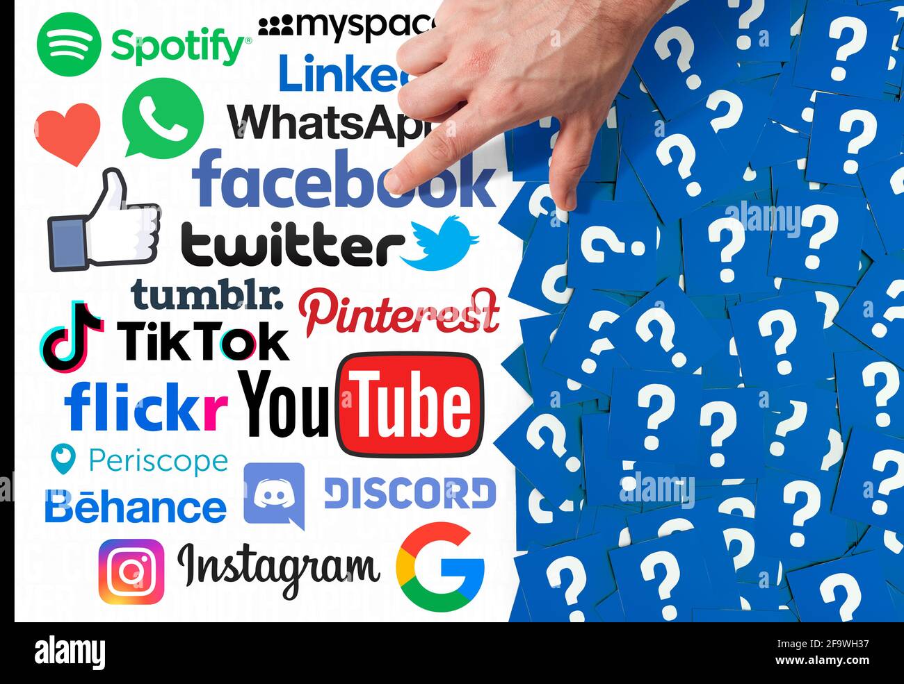 social media, social network background design Stock Photo - Alamy