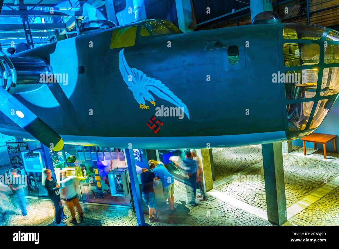 WARSAW, POLAND, AUGUST 12, 2016: Interior of the Warsaw Uprising Museum ...