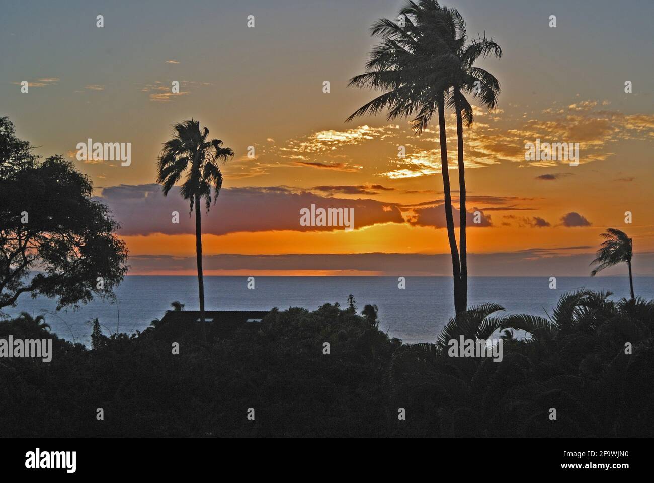 Sunset landscape ocean hi-res stock photography and images - Alamy