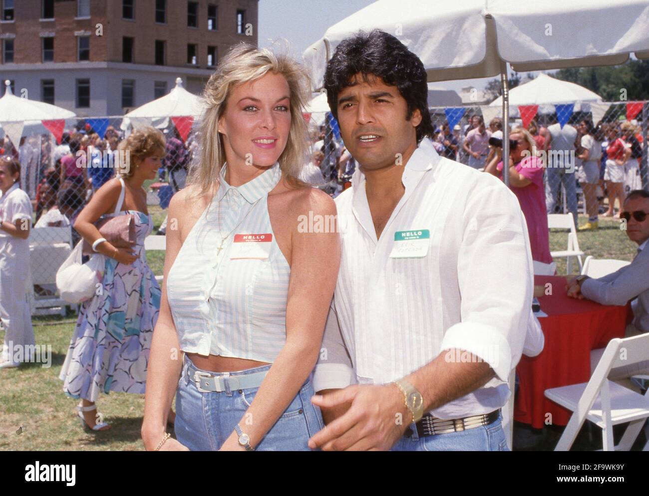 Erik Estrada and Peggy Rowe Circa 1980's Credit: Ralph Dominguez ...