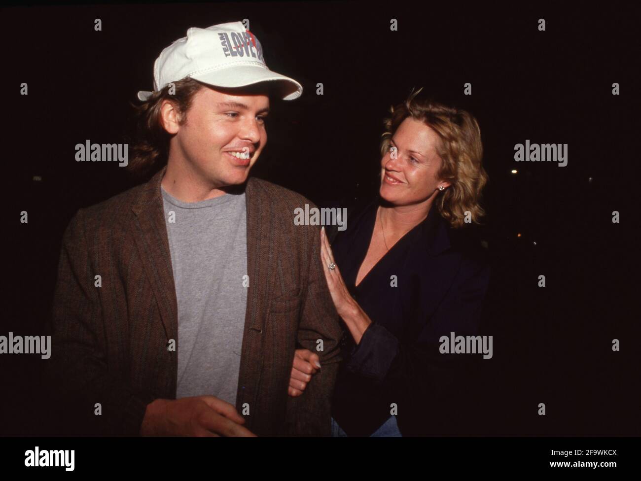 Clay A. Griffith and Melanie Griffith Circa 1980's Credit: Ralph ...