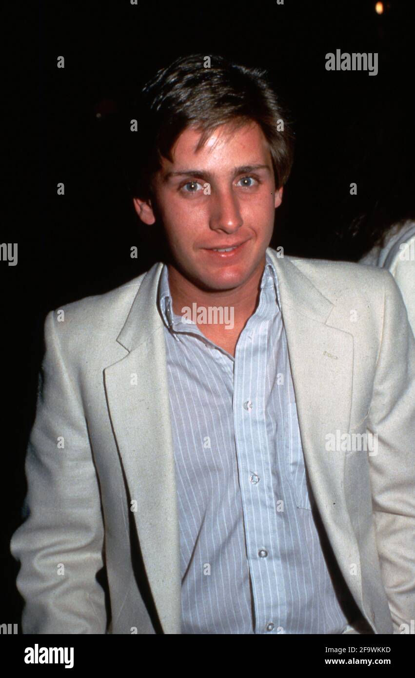Emilio Estevez Circa 1980's Credit: Ralph Dominguez/MediaPunch Stock ...