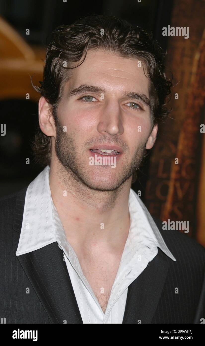 David Benioff arriving at the premiere of "Troy" at The Ziegfeld ...