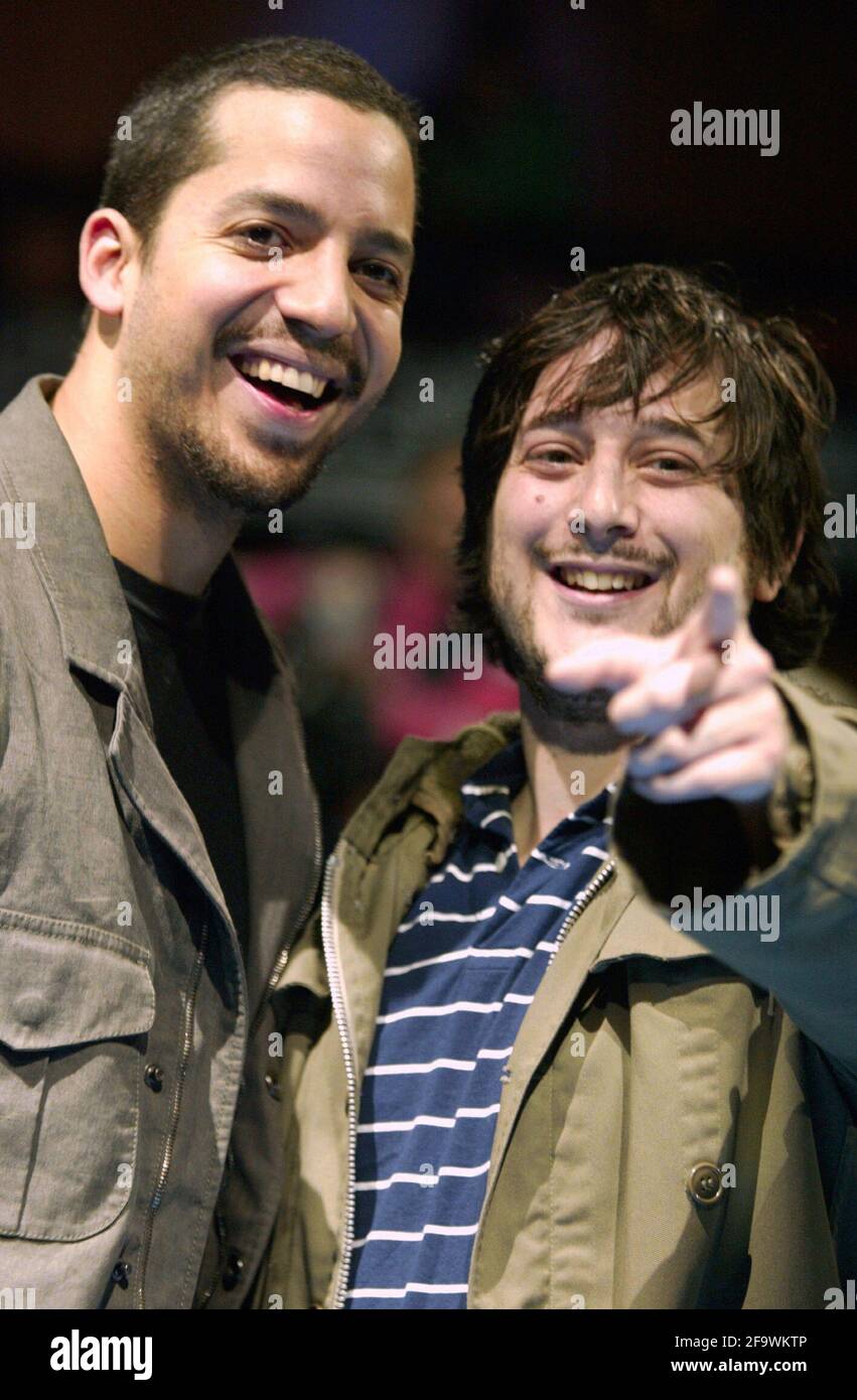 David Blaine and Harmony Korine attend Jeremy Scott "Team Spirit" at ...