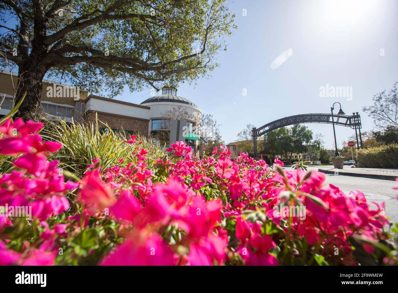 Daytime view of the downtown area of Ladera Ranch, California, USA ...