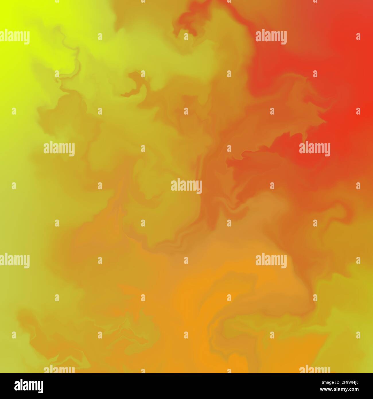 Warm colorful digital artwork of warped and melted shapes Stock Photo ...