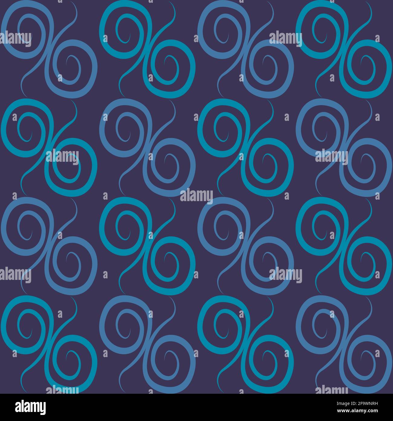 Seamless texture, pattern on a square background - colored curls ...