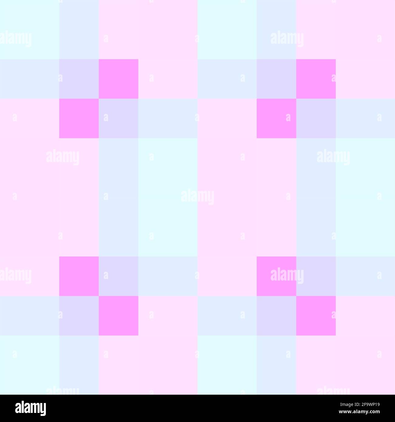 Soft pink and blue pixelated background made up of 2D squares Stock ...