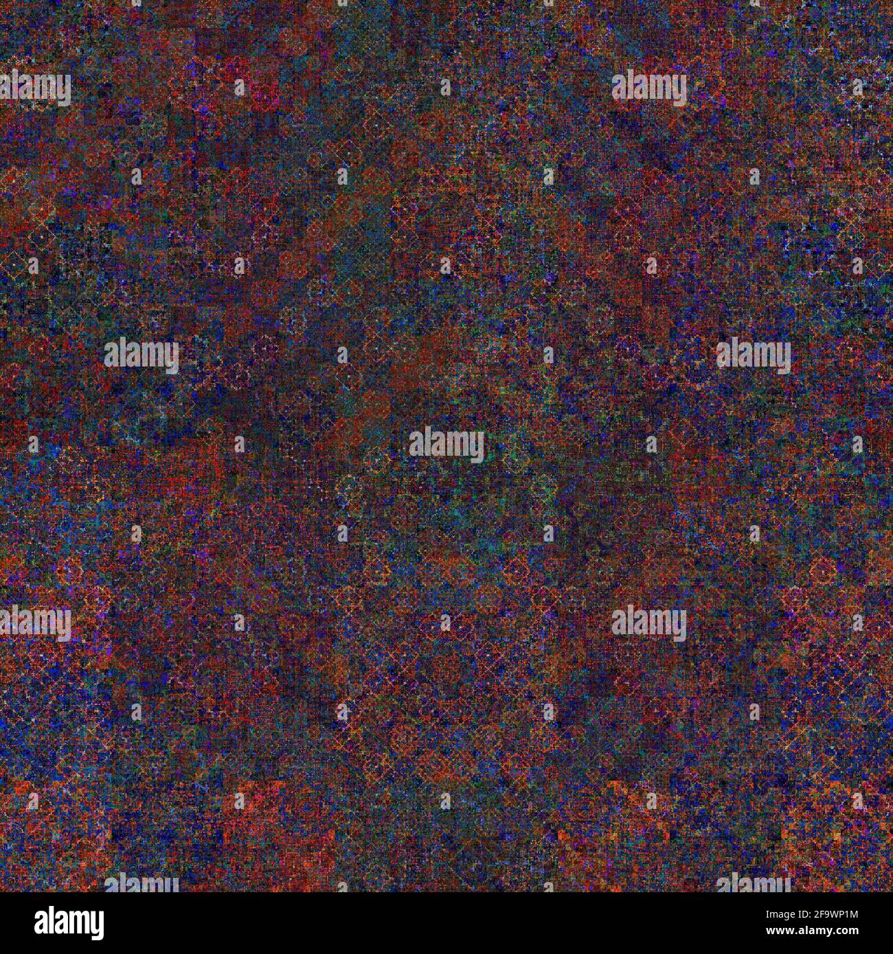 2D artwork of RGB lines and square patterns - colorful intricate ...