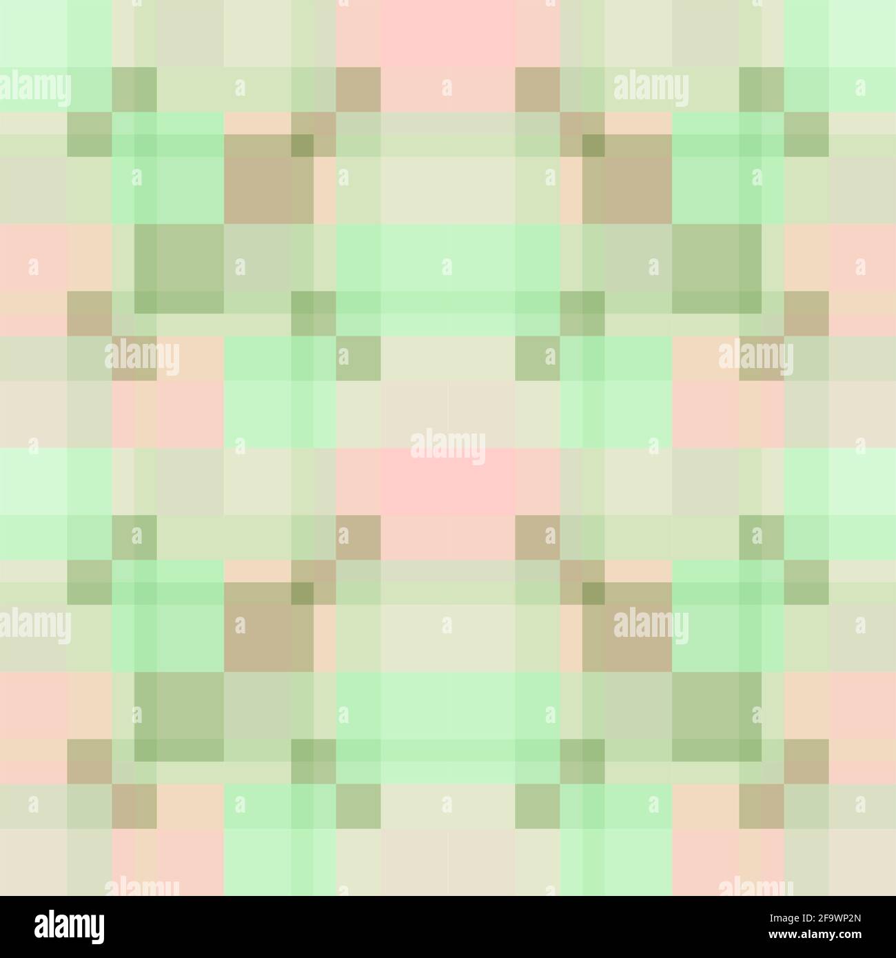 2D illustration of square shapes - pixelated background Stock Photo - Alamy