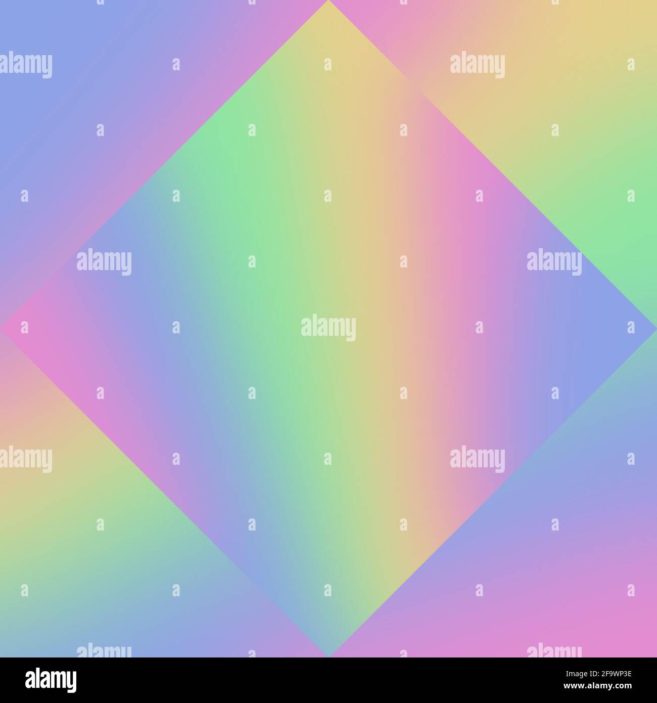 2D rhombus with gradient lines on a colorful background - copy space in ...