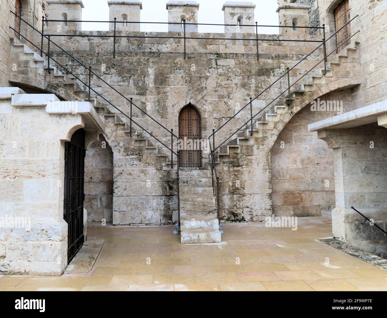 stairs of a gothic building Stock Photo - Alamy