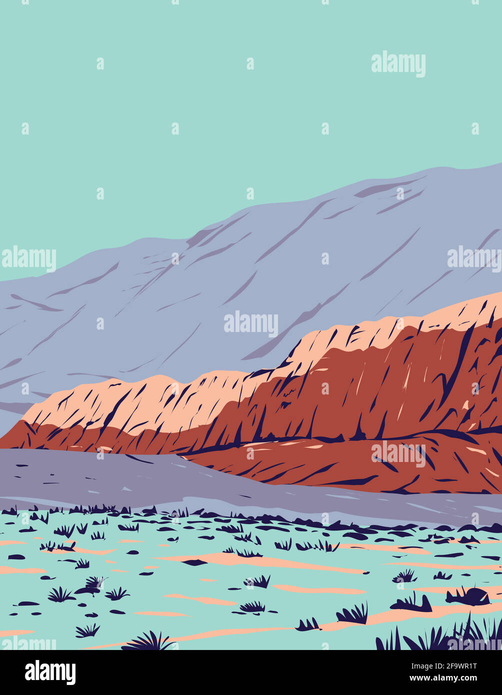 Red rock canyon national conservation area Stock Vector Images - Alamy