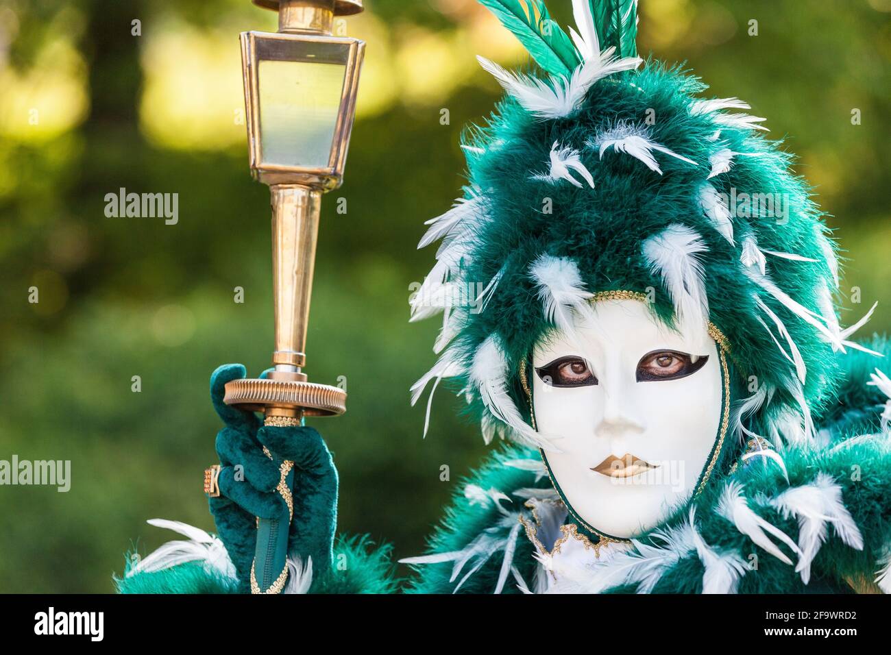 Venetian masks and costumes Stock Photo - Alamy