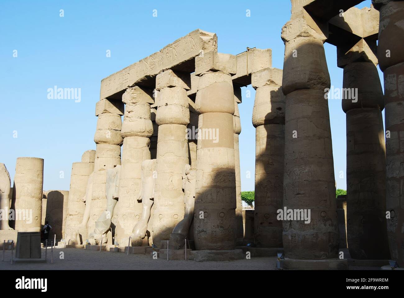 Ruins of the ancient Egyptian Temple in Luxor. Egypt Stock Photo - Alamy