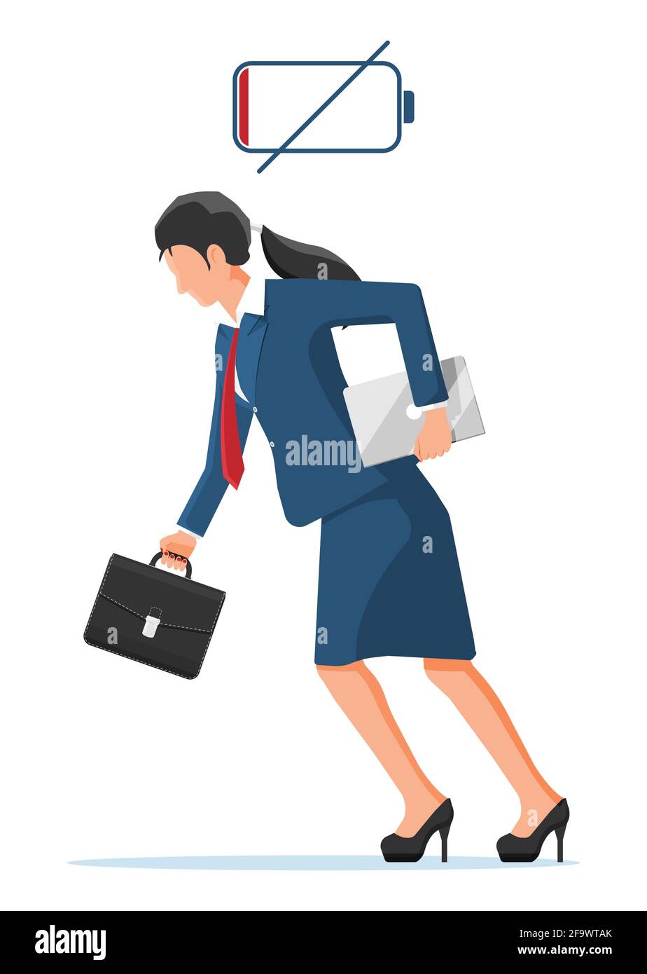 Battery cartoon Cut Out Stock Images & Pictures - Alamy