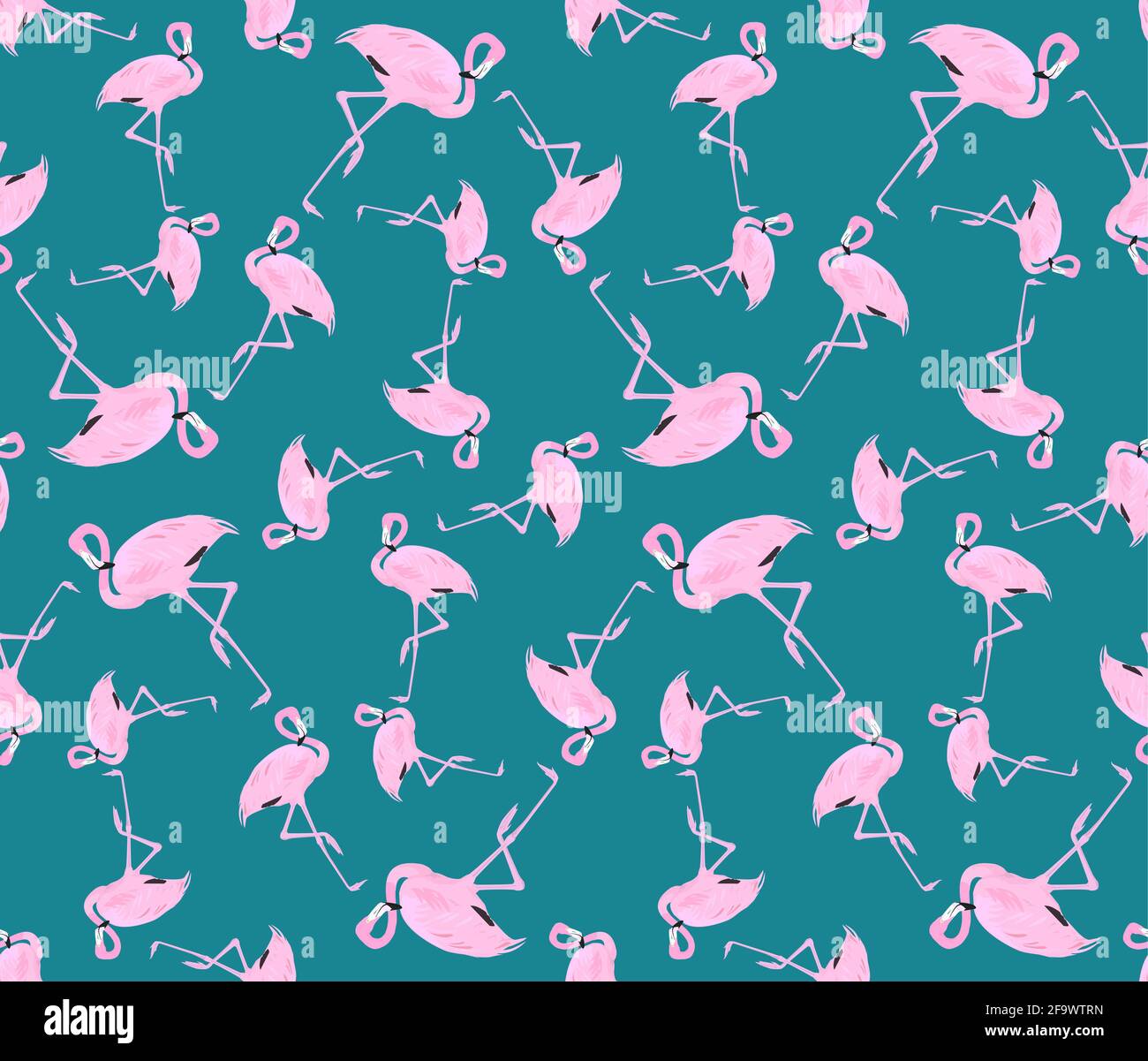 Seamless pattern flamingo hi-res stock photography and images - Alamy