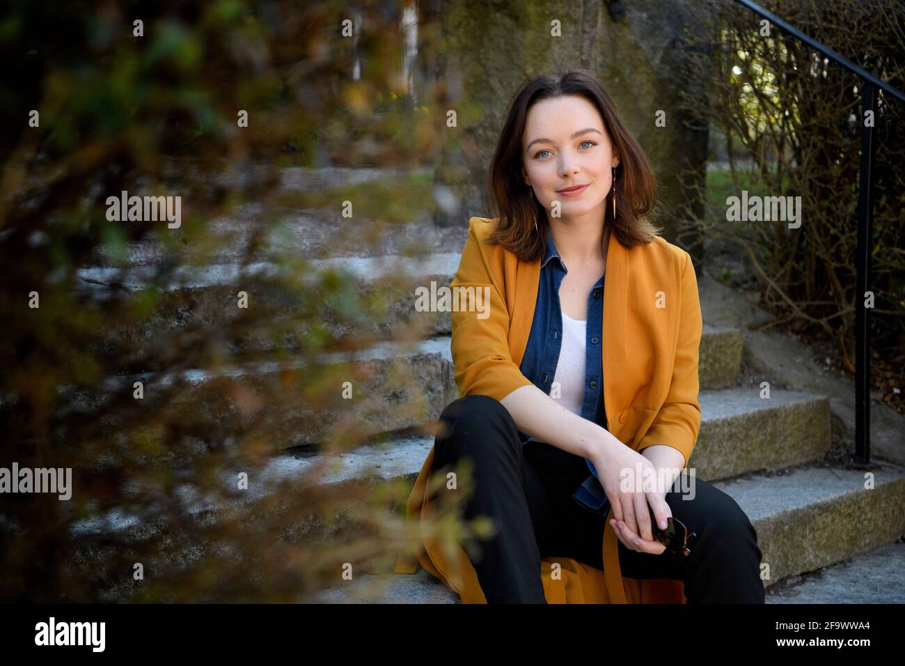 Swedish actress amalia holm scylla ramshorn in motherland hi-res stock ...