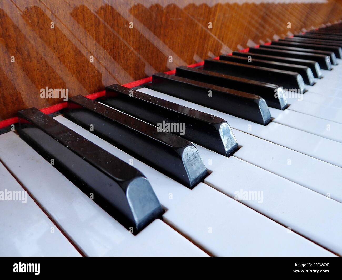 Closeup of a piano keyboard Stock Photo - Alamy