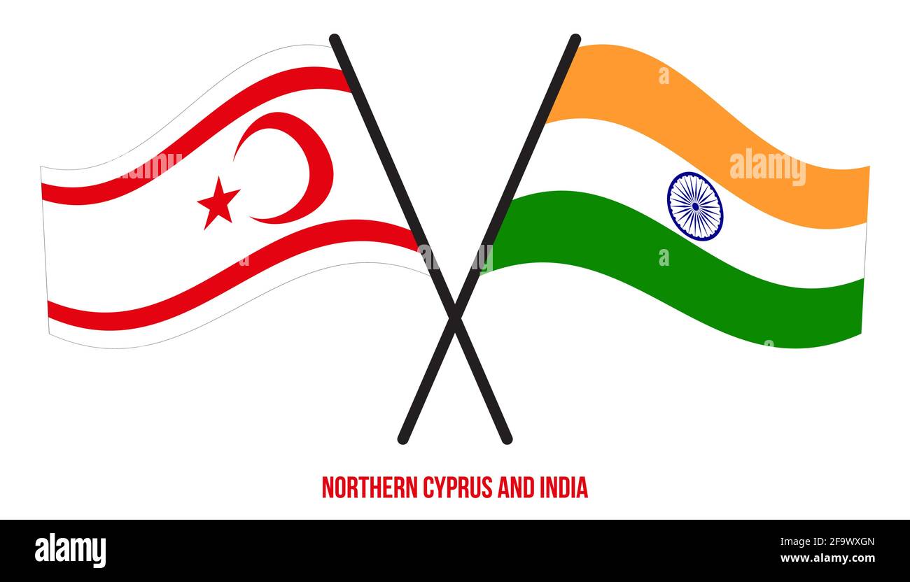 Northern cyprus india flag hi-res stock photography and images - Alamy