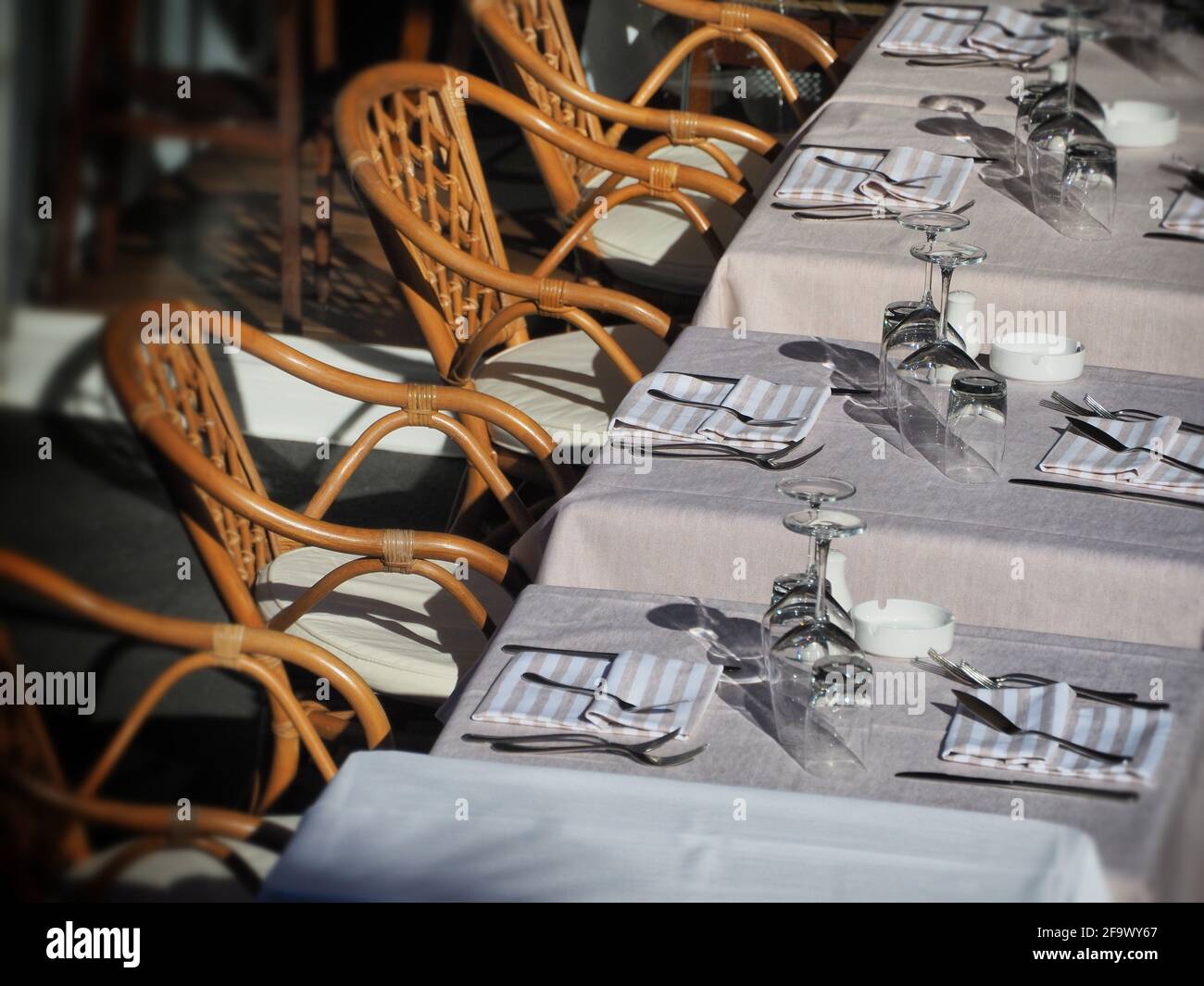 Turned over table hi-res stock photography and images - Alamy