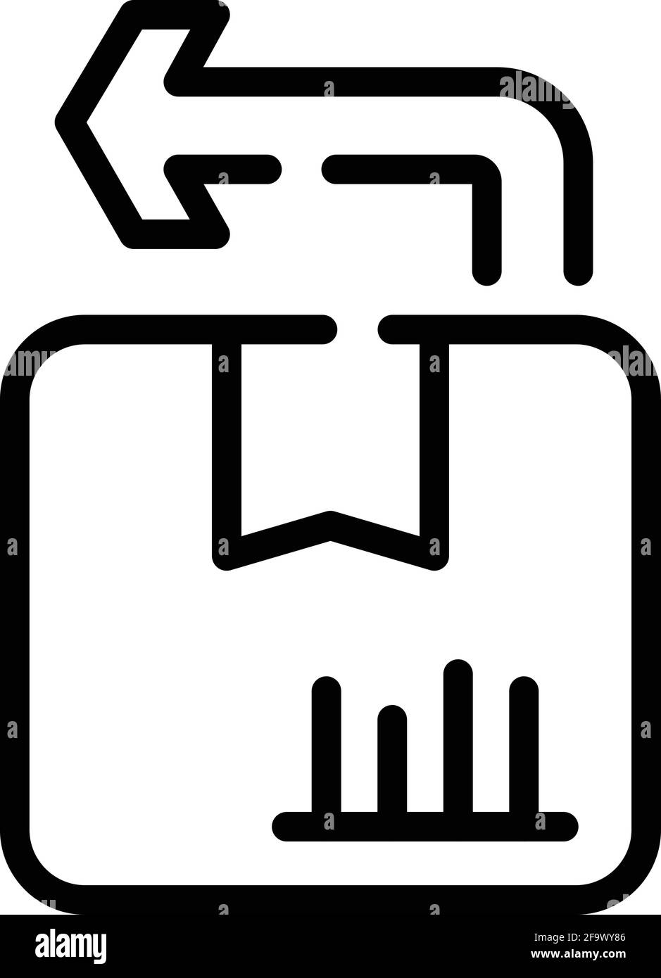 Exchange goods icon. Outline Exchange goods vector icon for web design ...