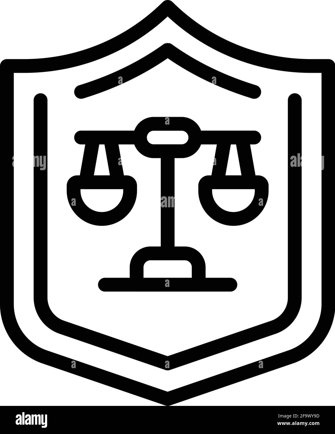 Safe customer icon. Outline Safe customer vector icon for web design ...