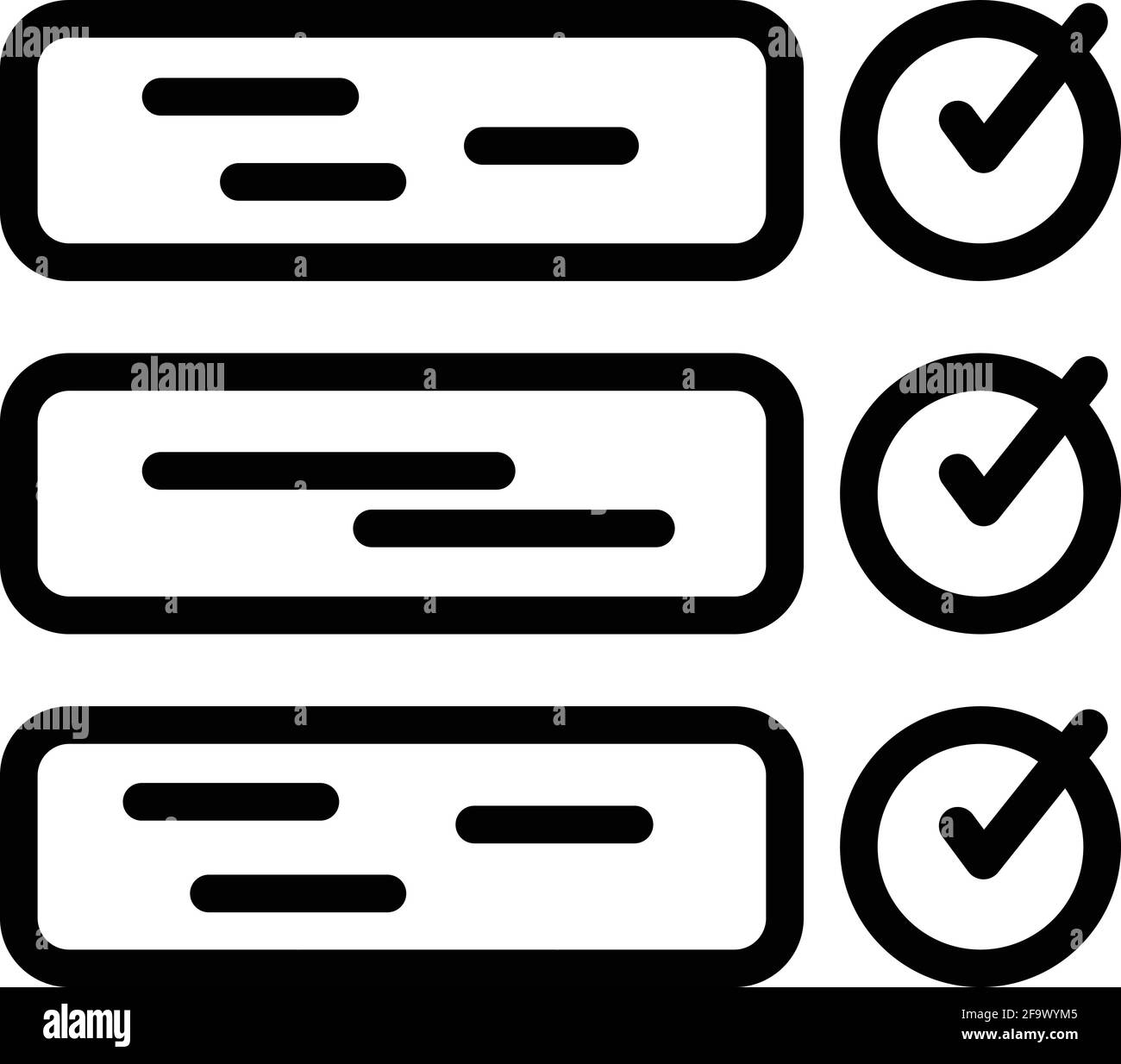Consumer survey icon. Outline Consumer survey vector icon for web ...