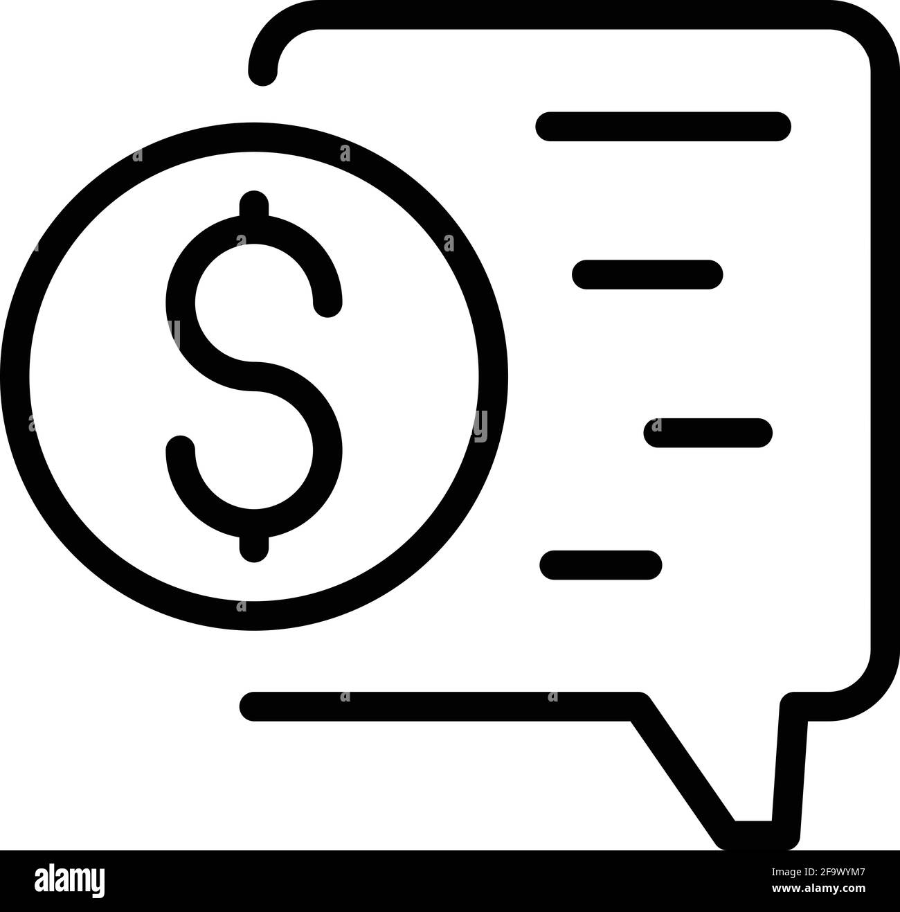 Consumer service icon. Outline Consumer service vector icon for web ...