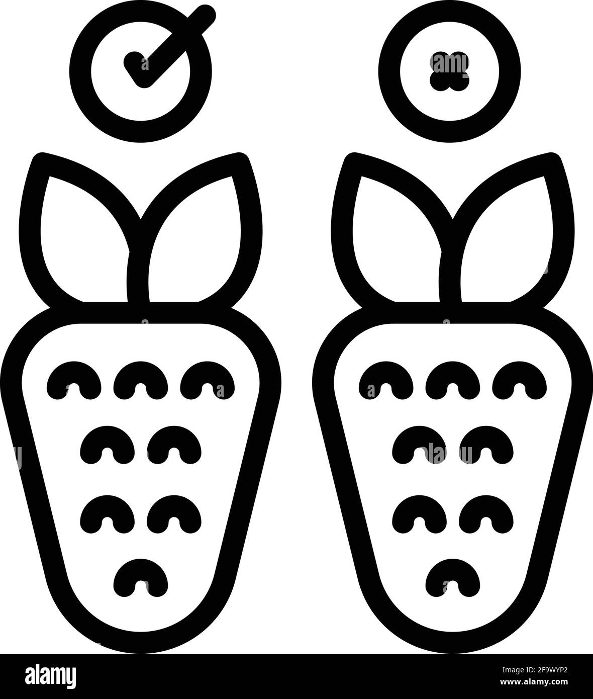 Consumer choice icon. Outline Consumer choice vector icon for web ...