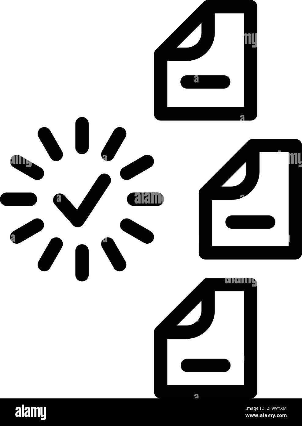 Loading files icon. Outline Loading files vector icon for web design ...