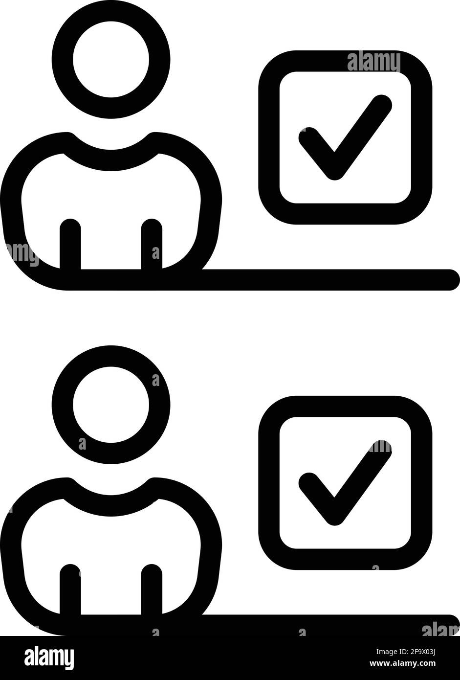 Mark student icon. Outline Mark student vector icon for web design ...