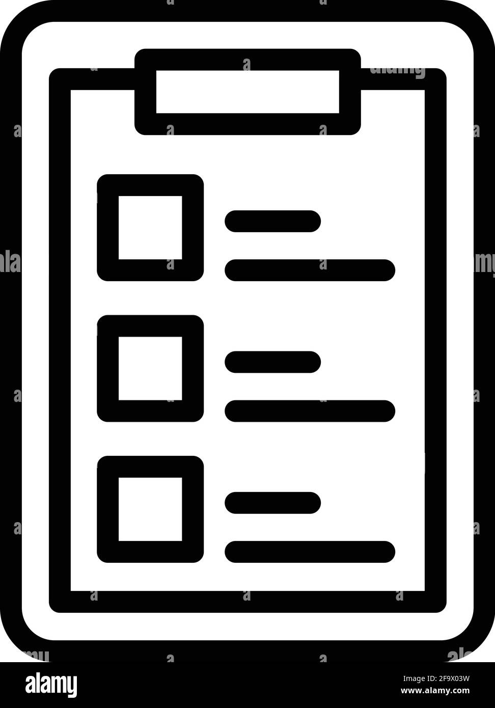 Education survey icon. Outline Education survey vector icon for web ...