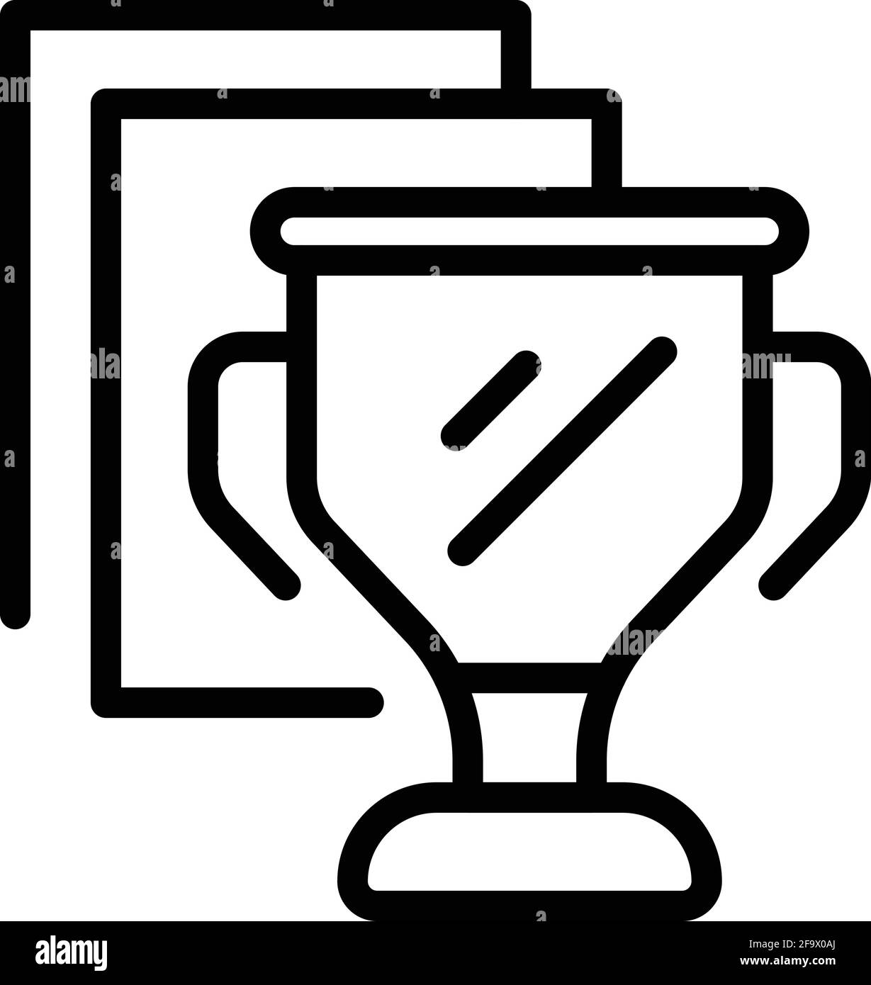 School award icon. Outline School award vector icon for web design ...