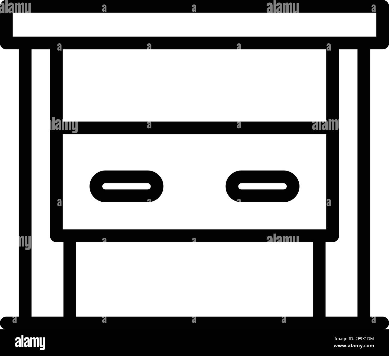 Auto gate icon. Outline Auto gate vector icon for web design isolated ...