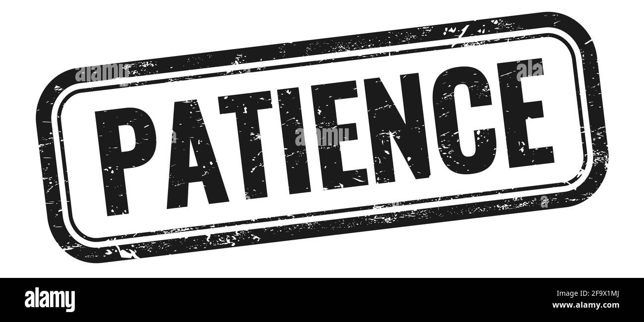 Patience Clipart Black And White