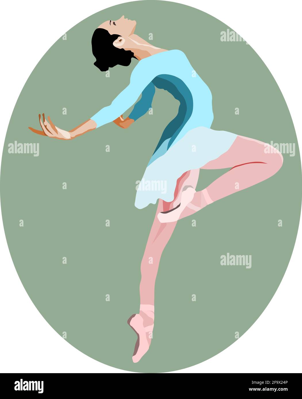 Vector of a ballet dancer in action Stock Vector Image & Art - Alamy