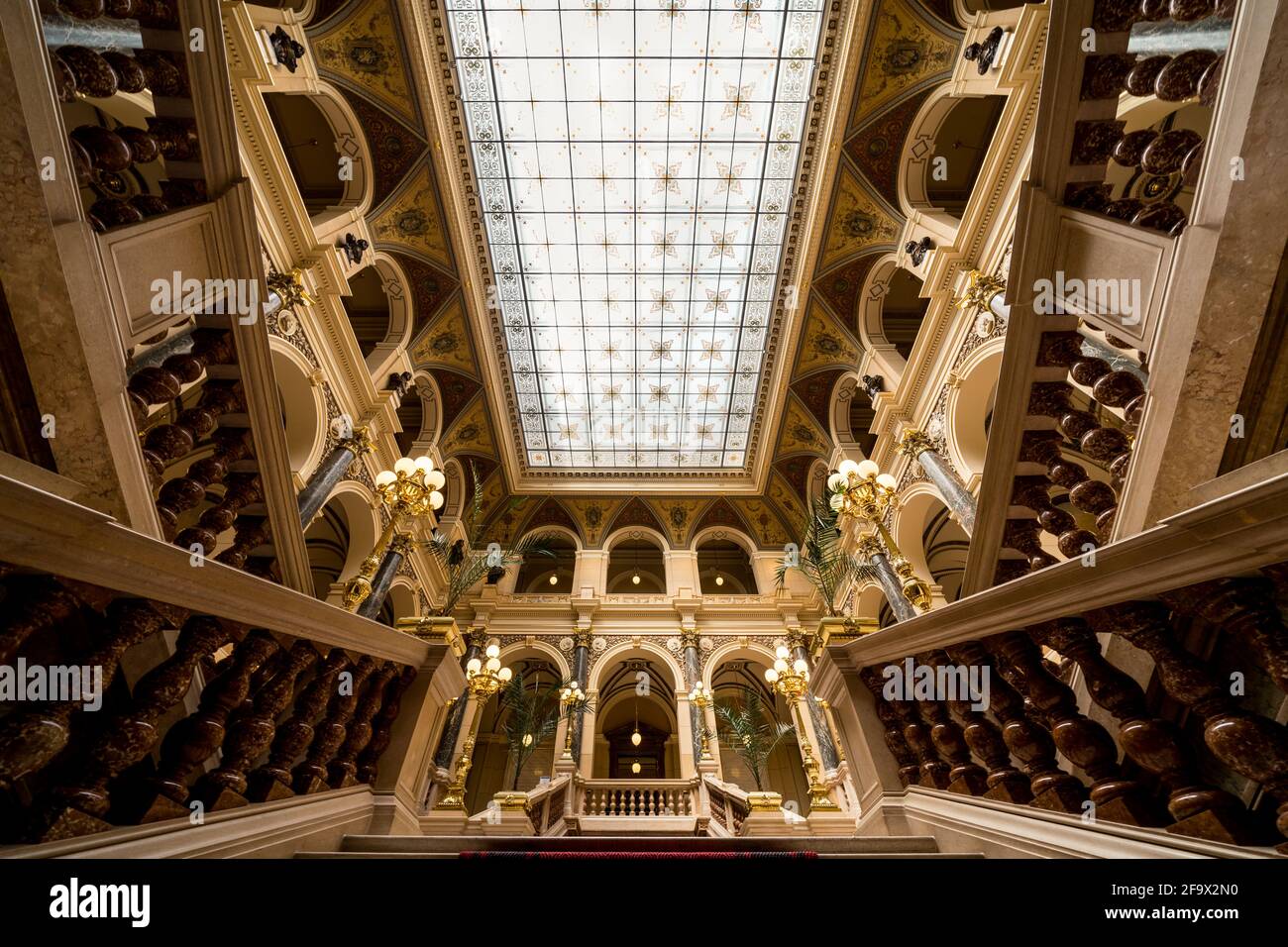 Natural History Museum Main Hall Stairs High Resolution Stock ...