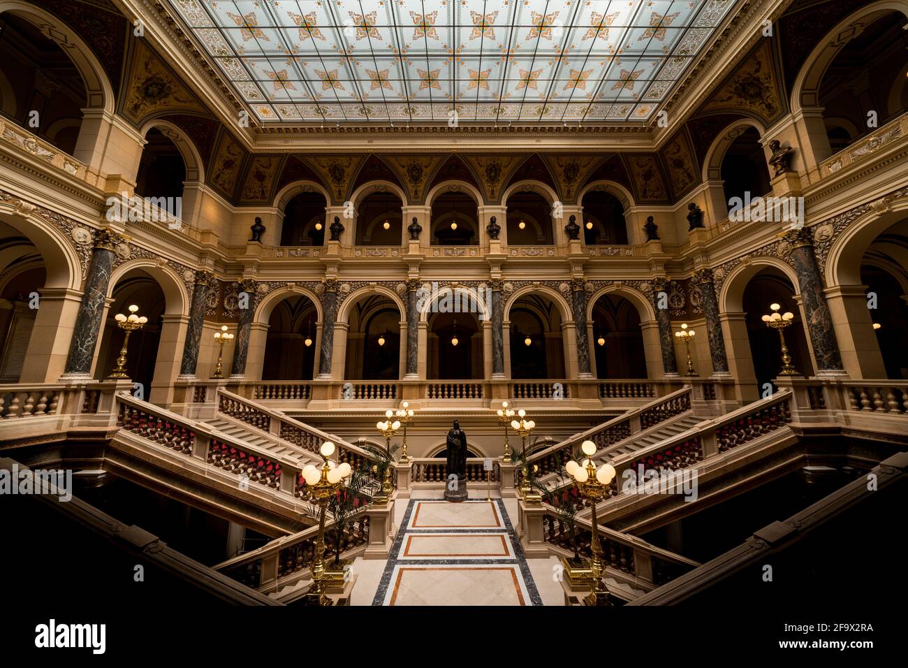 Natural History Museum Main Hall Stairs High Resolution Stock ...