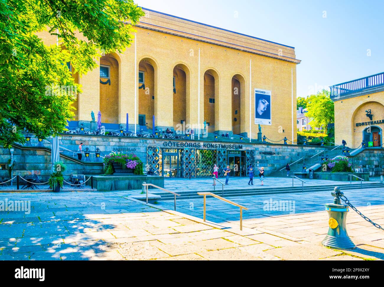 GOTEBORG, SWEDEN, AUGUST 25, 2016: View of the Goteborg art museum in ...