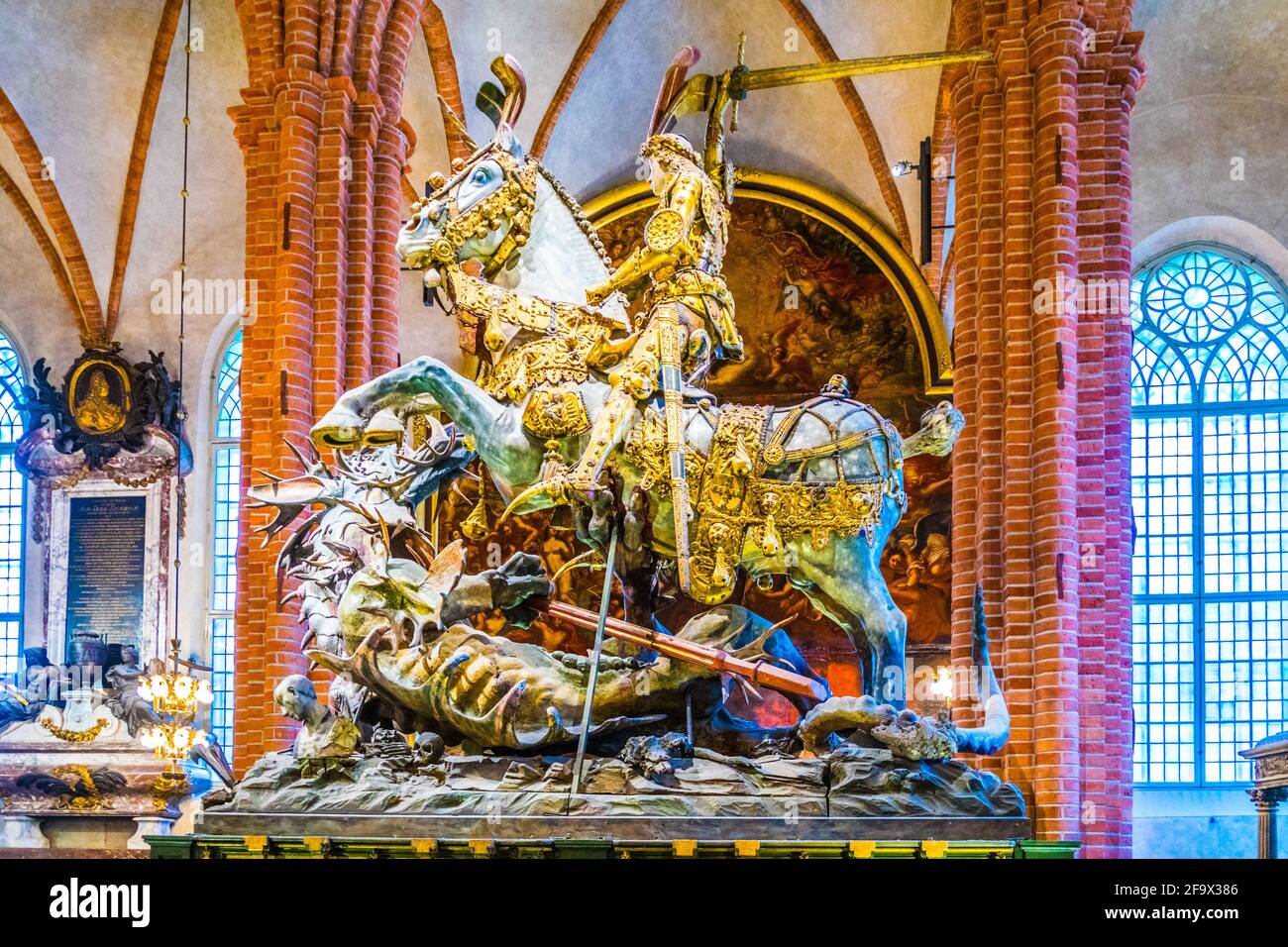 STOCKHOLM, SWEDEN, AUGUST 18, 2016: The most famous wooden statue of ...