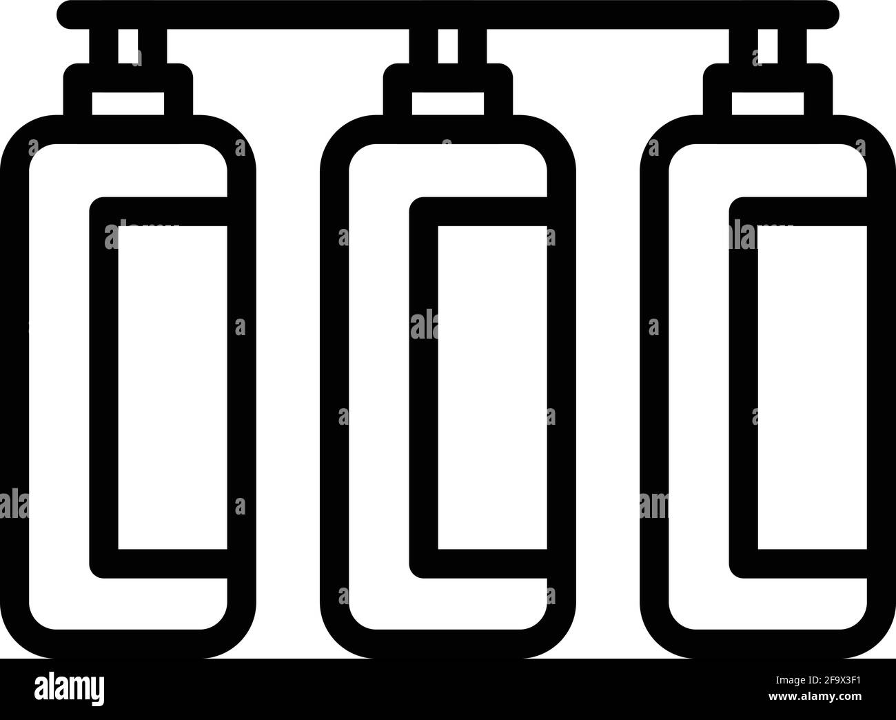 Filtration equipment icon. Outline Filtration equipment vector icon for ...