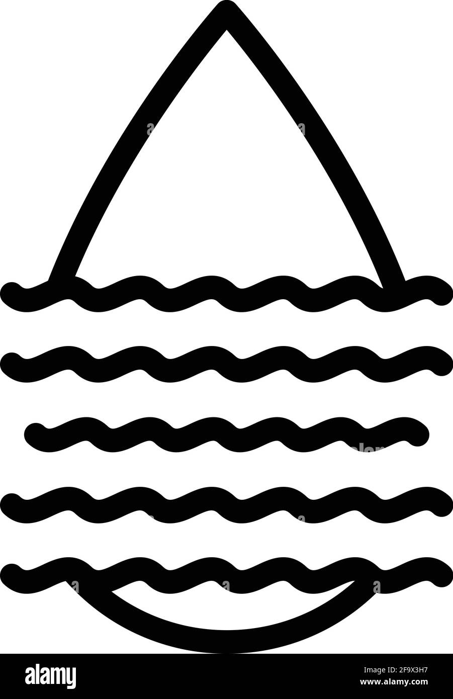 Teardrop Shape Outline