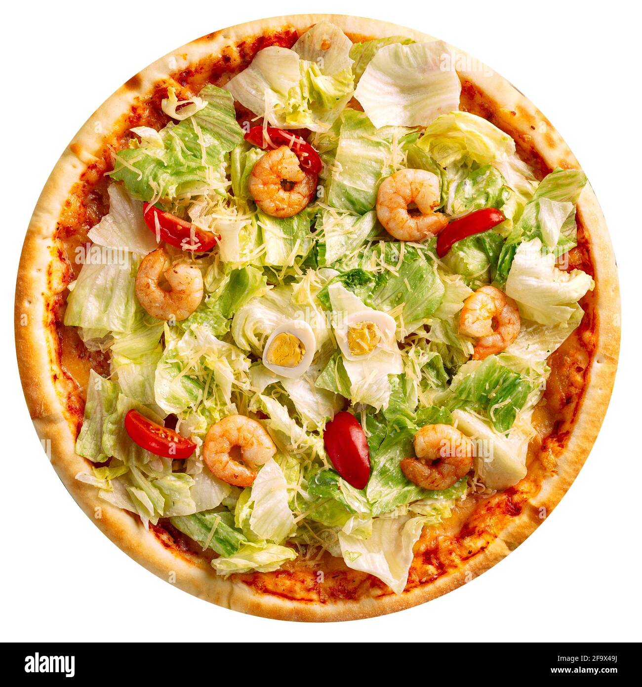 Pizza with seafood shrimp hi-res stock photography and images - Alamy