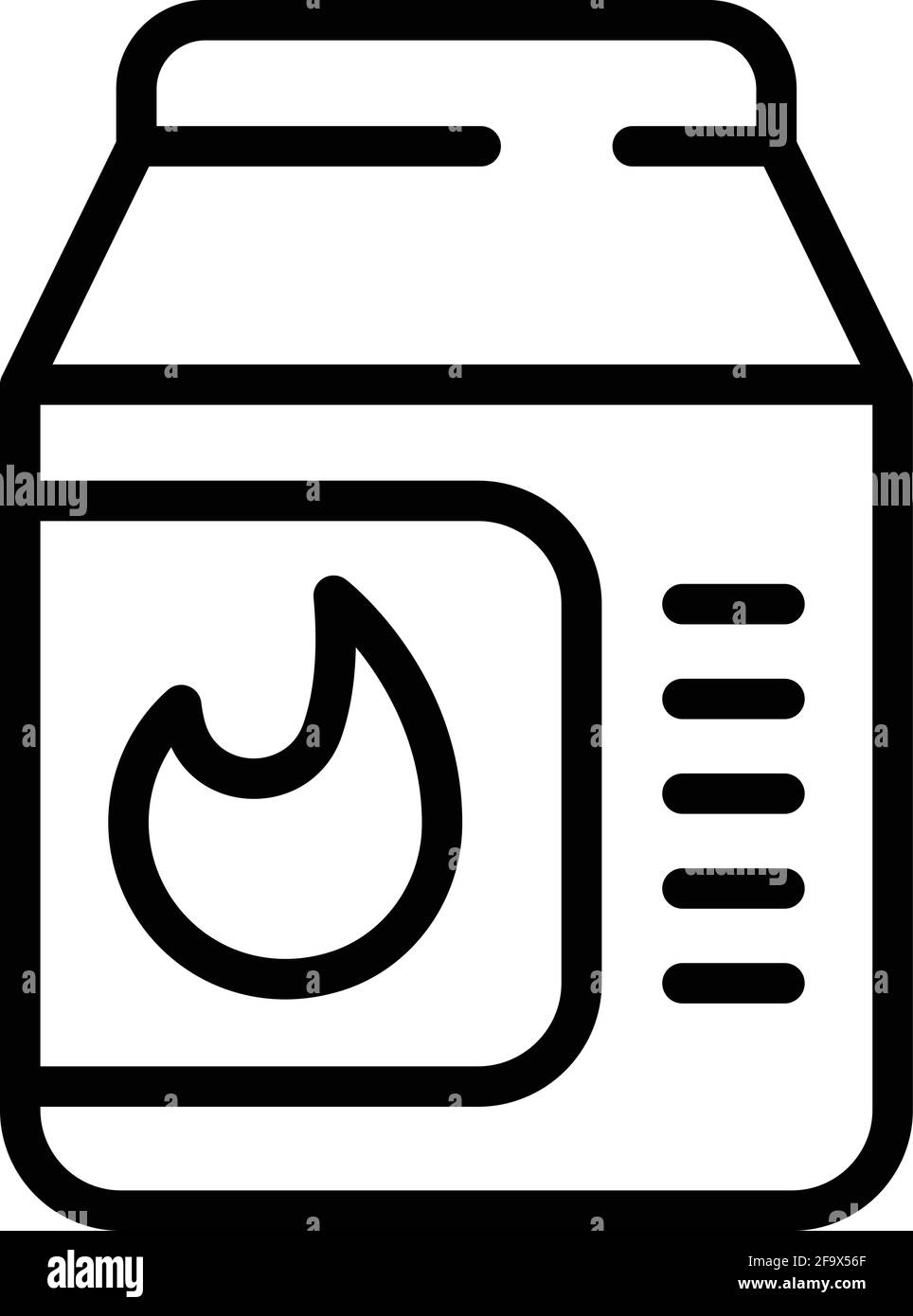 Jar sauce icon. Outline Jar sauce vector icon for web design isolated ...